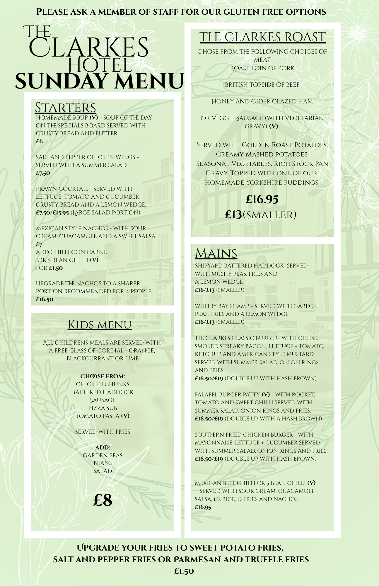 Food & Drink – The Clarkes Hotel